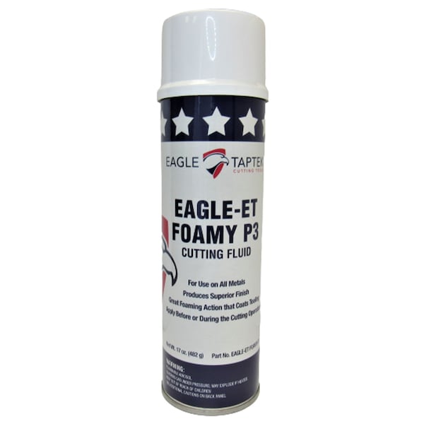 Eagle Cutting Tools 17OZ ETT FOAMY AEROSOL TAP & DRILL FLUID EAGLE-ET FOAMY P3 | Zoro